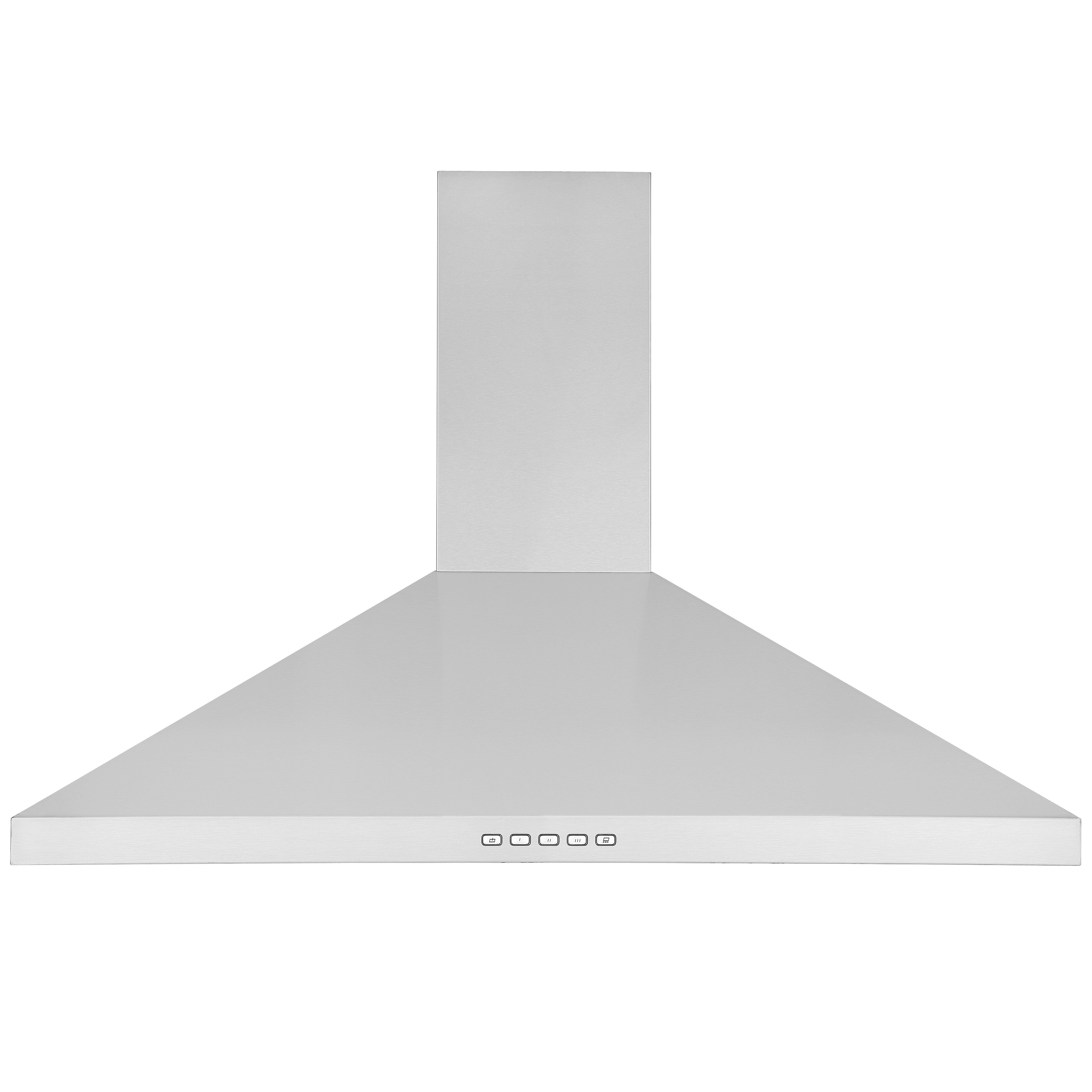 36 in. Convertible Wall-Mounted Pyramid Range Hood in Stainless Steel